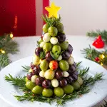Olive Christmas Tree Appetizer