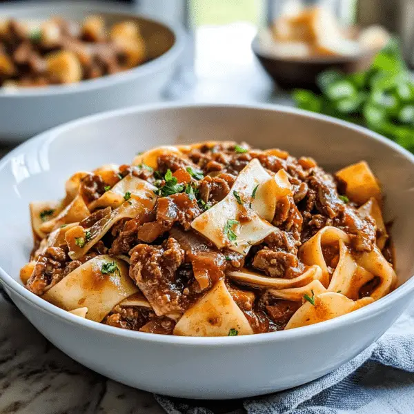 Beef Ragu with Pappardelle
