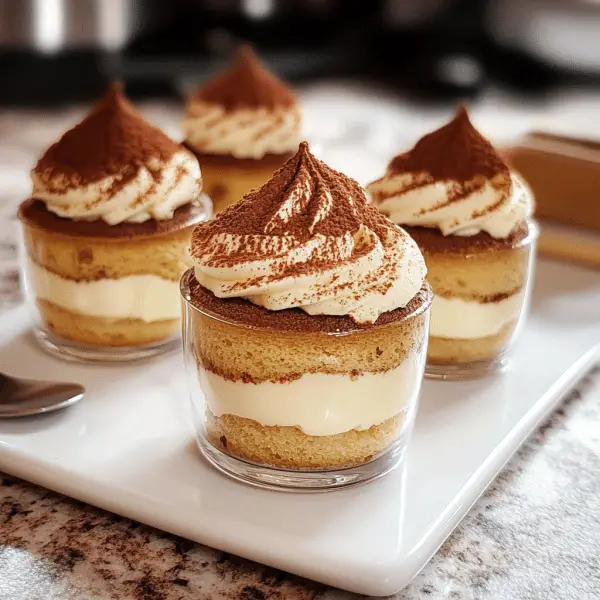 Mini Tiramisu Cups