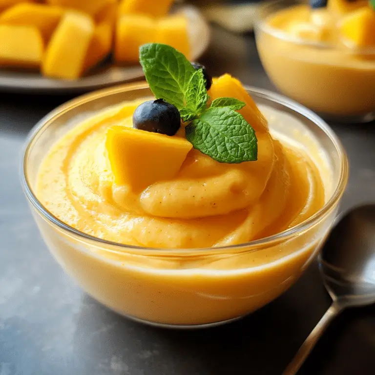 Creamy Mango Mousse